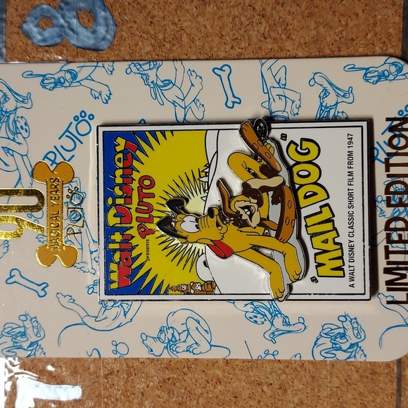 Disney | Other | Disney Pluto 9th Anniversary Mail Dog Limited Edition ...